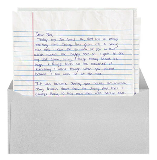 "The things you have missed" - Letter to Dad | RPB Safety | GVS-RPB