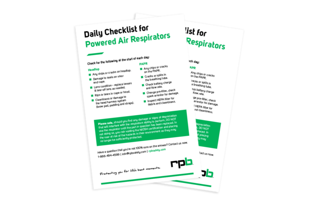 Know the life of your respirator